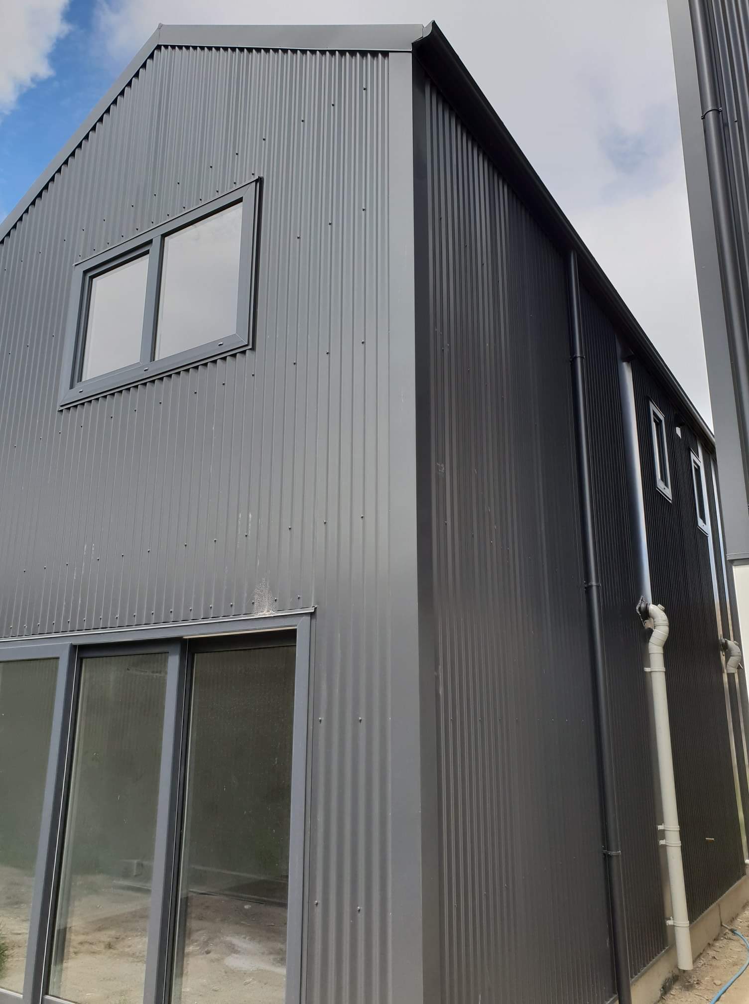 Windsor Grey Cladding - Roofline Canterbury