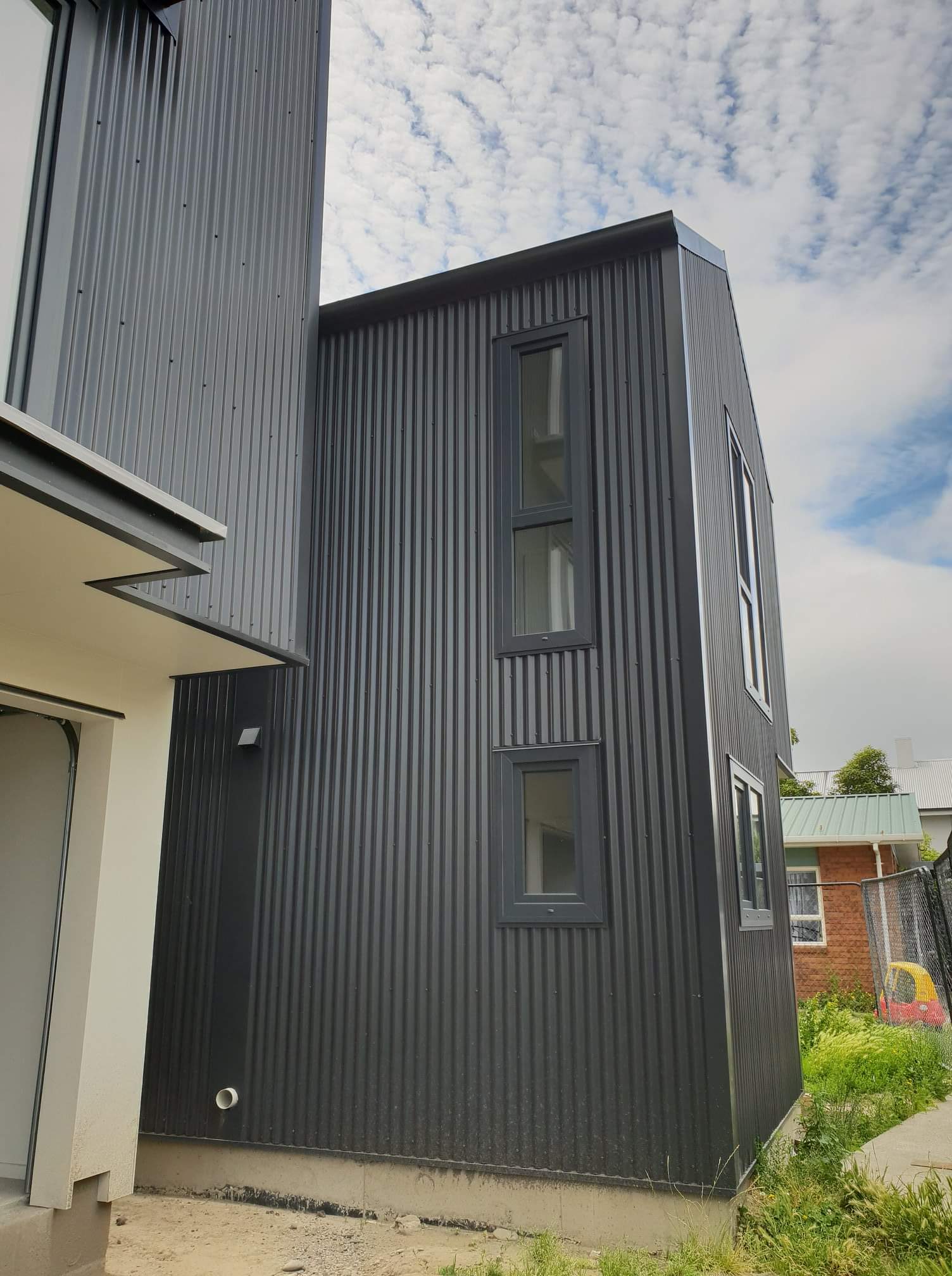 Windsor Grey Cladding - Roofline Canterbury