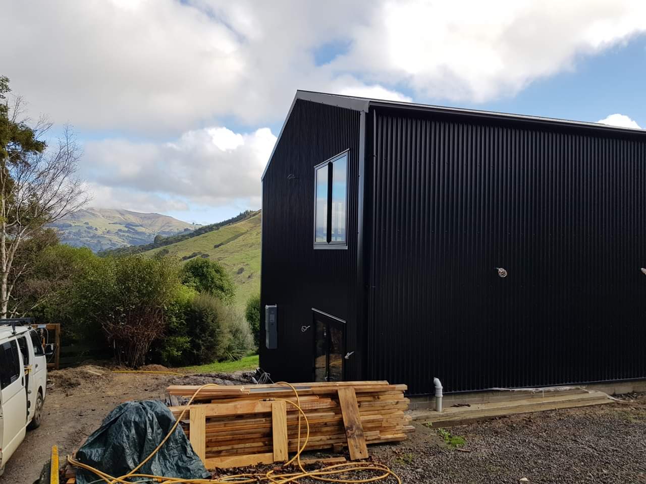Large Extension with Wall Cladding - Roofline Canterbury