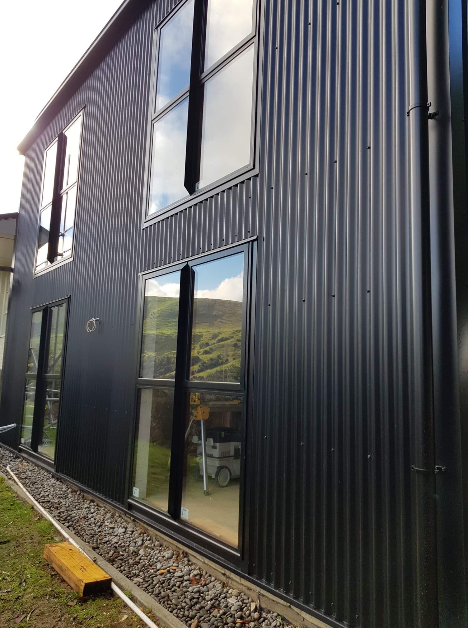Large Extension with Wall Cladding - Roofline Canterbury