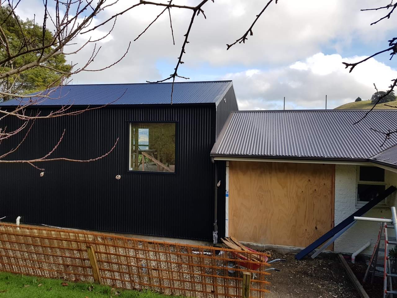 Large Extension with Wall Cladding - Roofline Canterbury