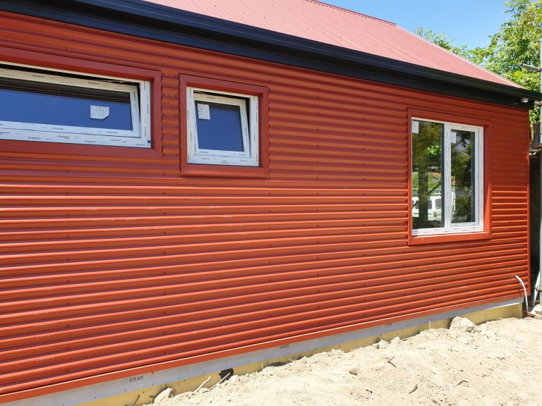 Pioneer red roofing & cladding - Roofline Canterbury